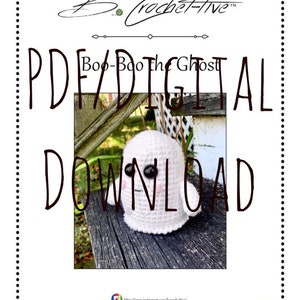 Boo-boo the Ghost (crochet PATTERN PDF ONLY) - Etsy