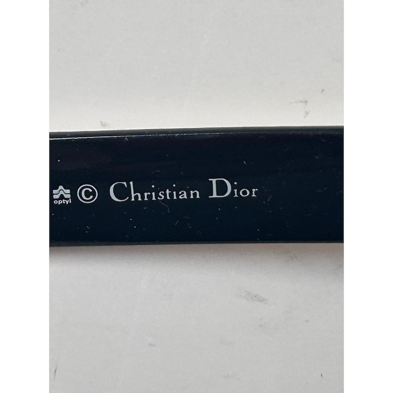 Christian Dior Vintage Carla 42W Gold Amber Oval Glasses Frames Austria ...