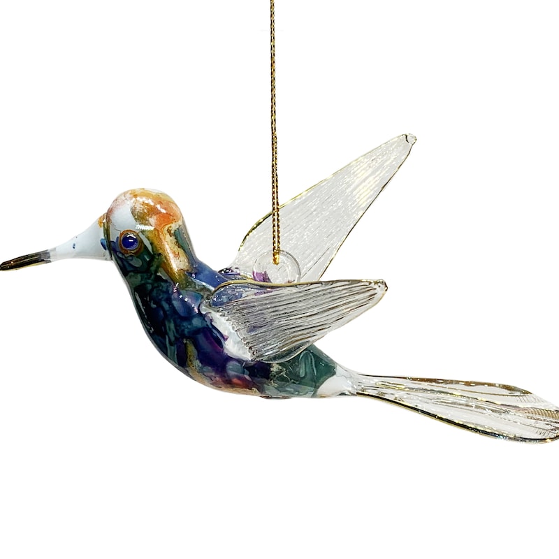Glass Hummingbird - Etsy