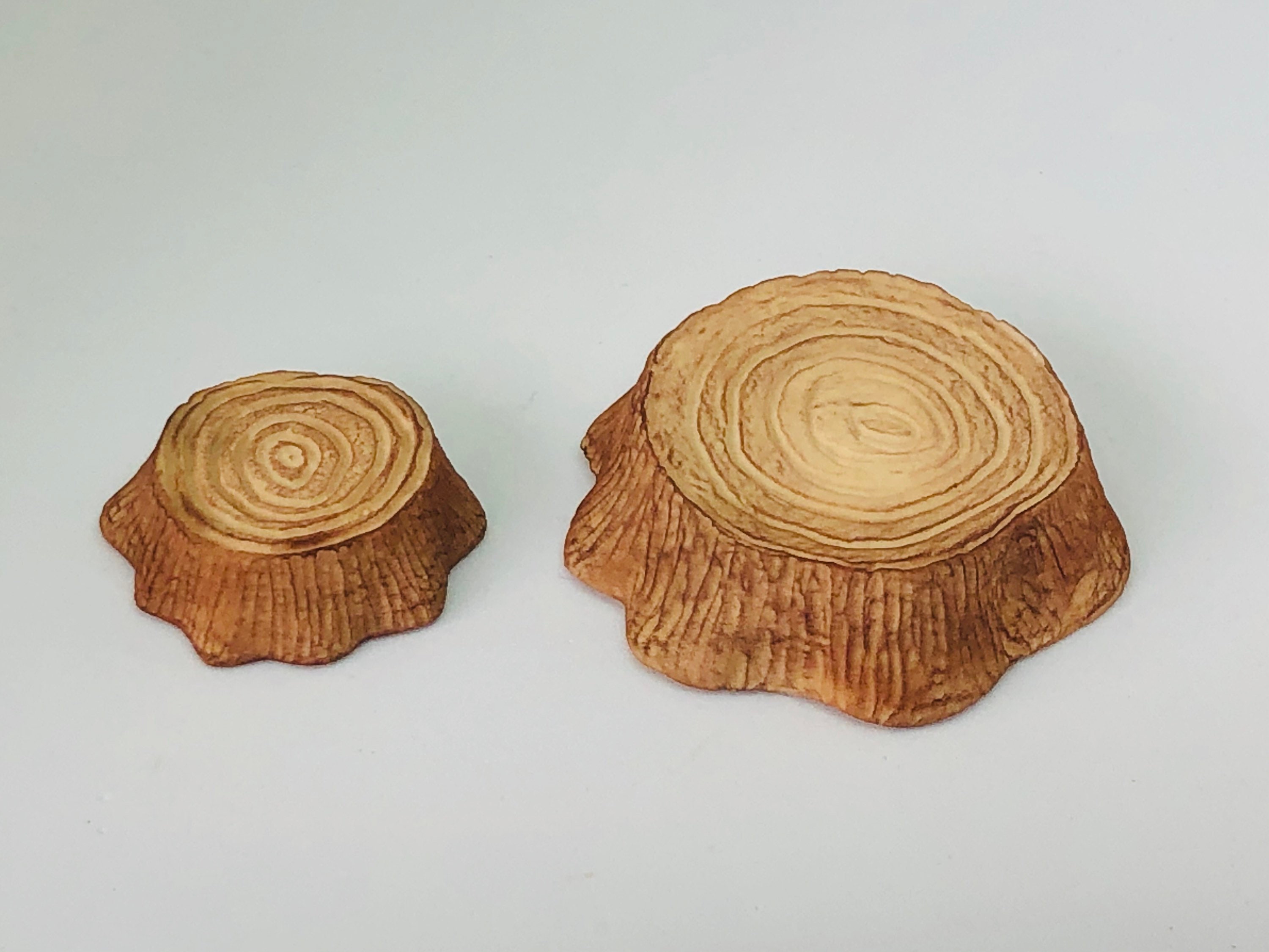 Woodland Theme Tree Stump Fondant Cake Topper - Etsy Australia