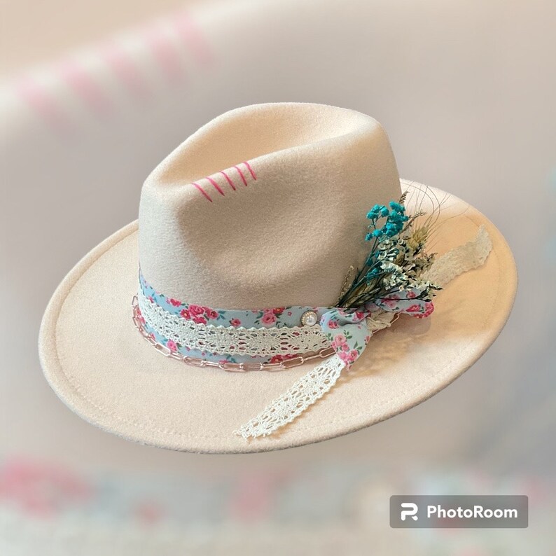 The Karmen Custom Fedora Hat Western Hat Designed Hat Dress Hat - Etsy
