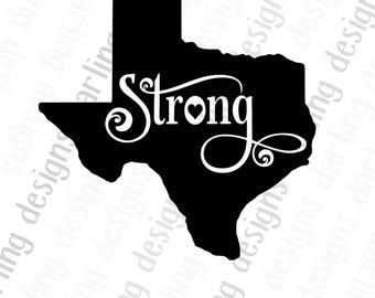 Texas Strong Svg | Etsy