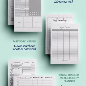 Ultimate Life Binder, Goal Planner, Printable Planner, Daily Planner ...