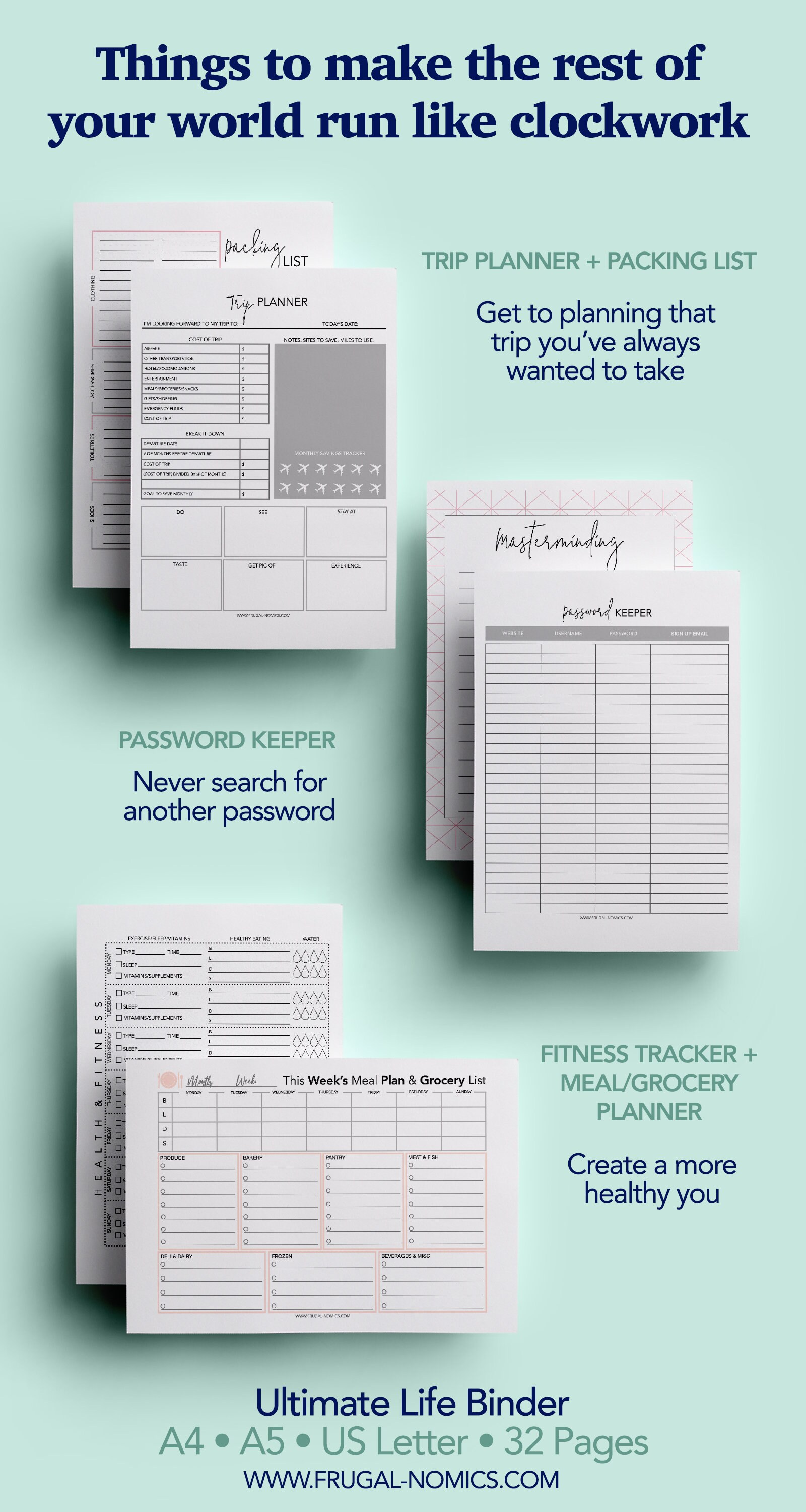 Ultimate Life Binder Goal Planner Printable Planner Daily | Etsy