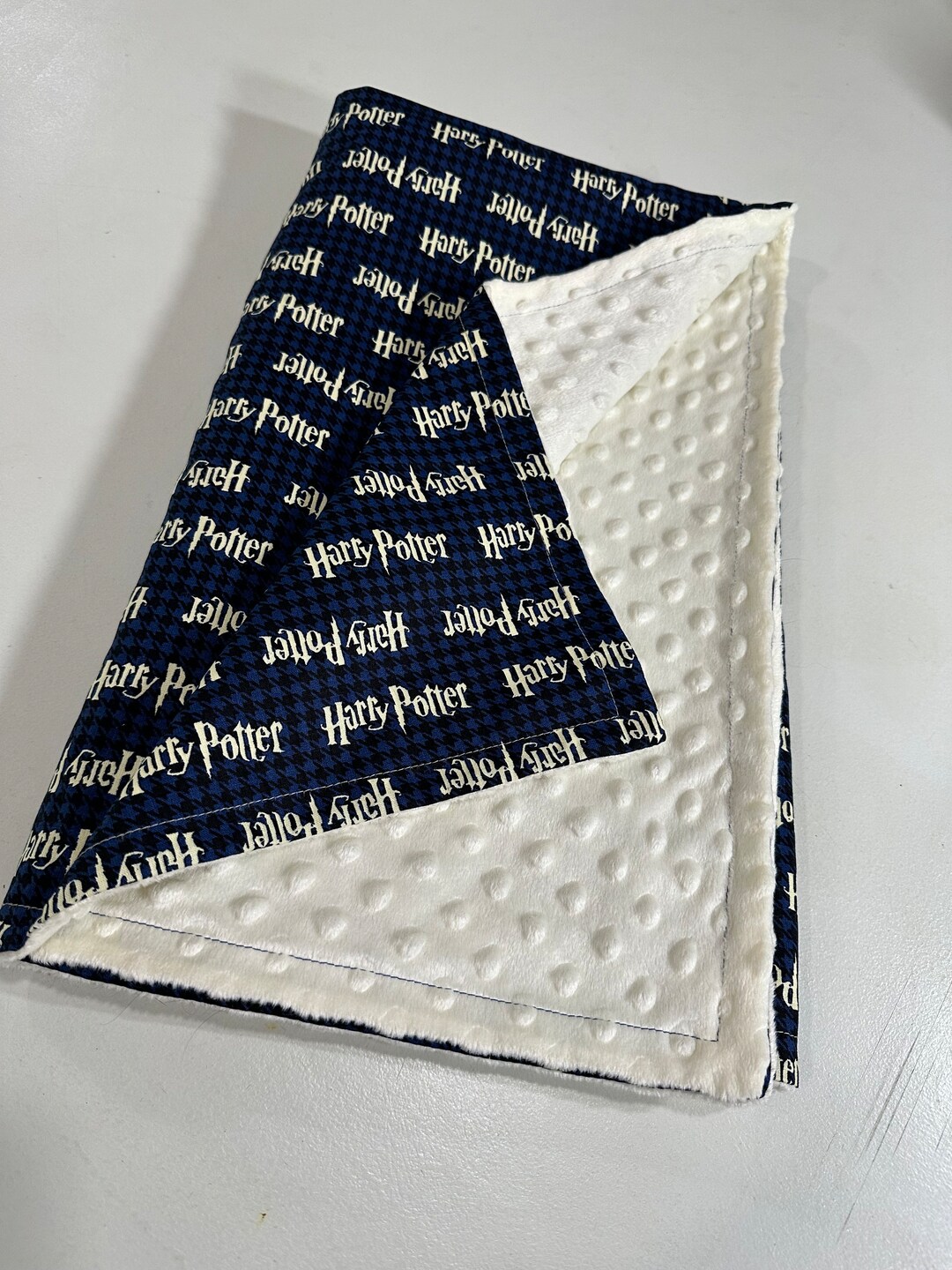 Harry Potter Logo on Hounds Tooth Baby Minky Blanket - Etsy