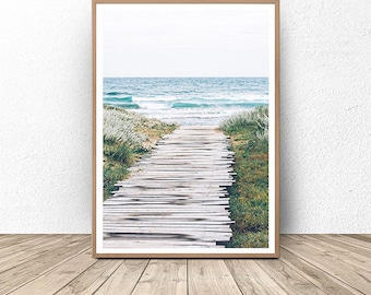 Large Coastal Poster - Etsy