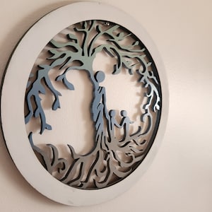 Tree of Life Mom and Children Child With Wings Available Can Be ...