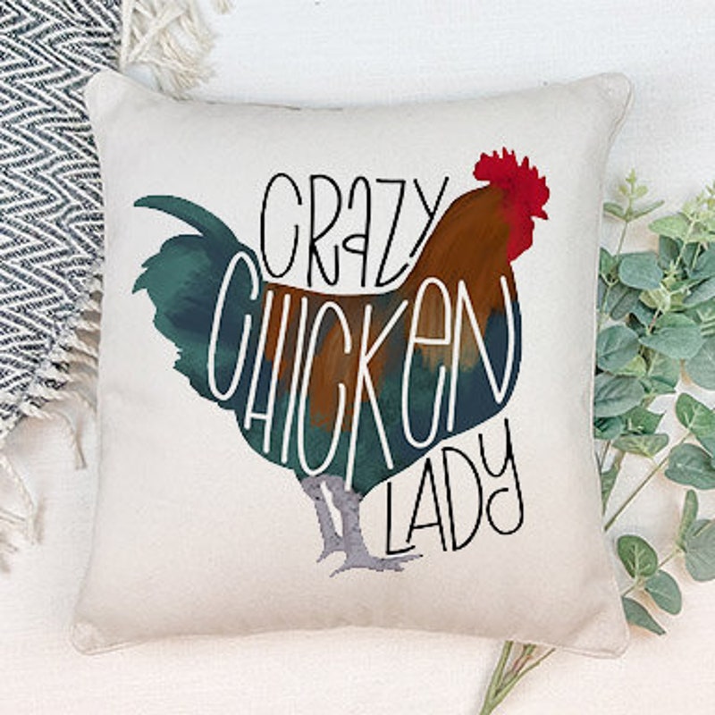 Chicken Themed Pillow - Etsy