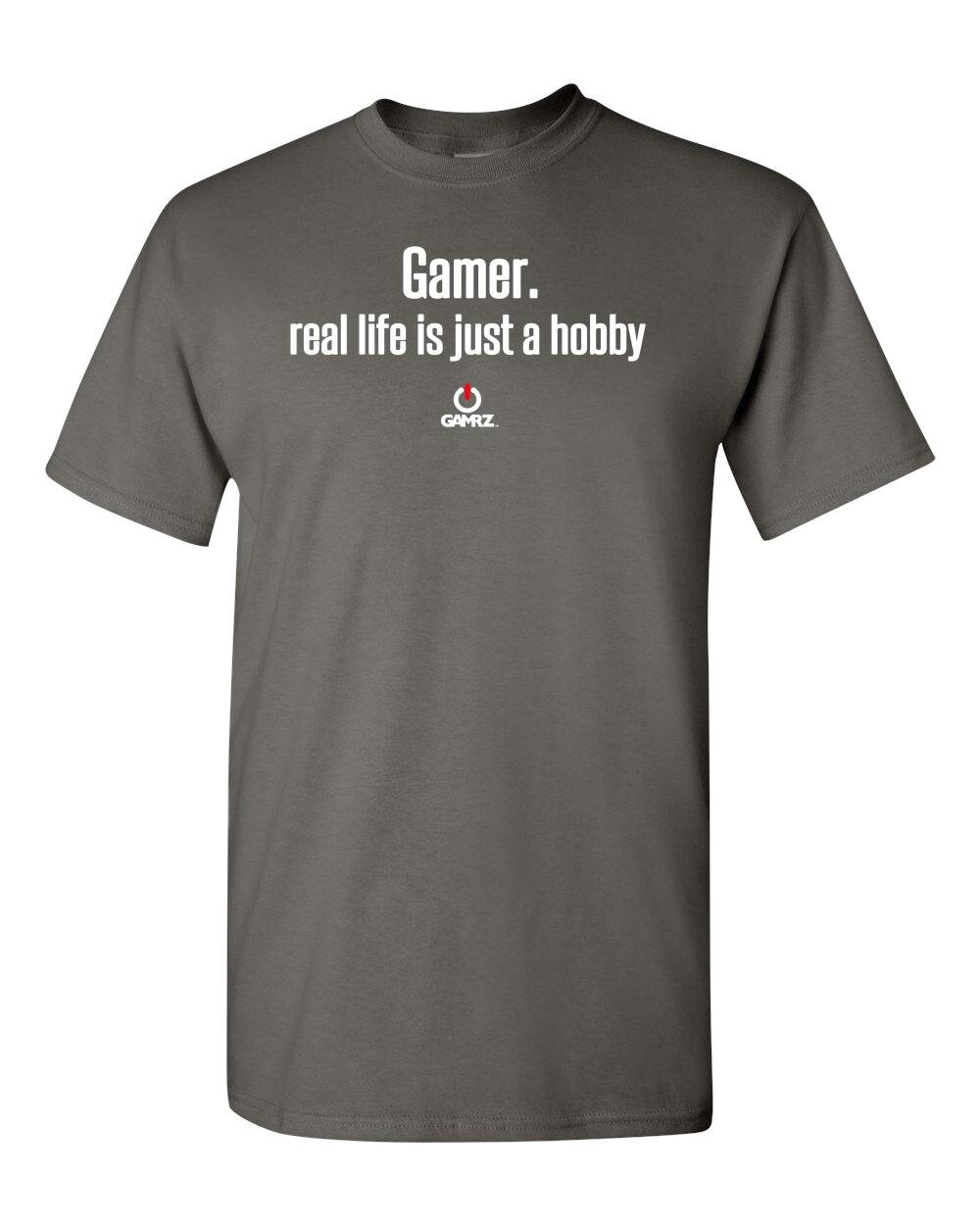 Gamer: Real Life is Just a Hobby Gamer Video Gamer Fun T-shirt - Etsy