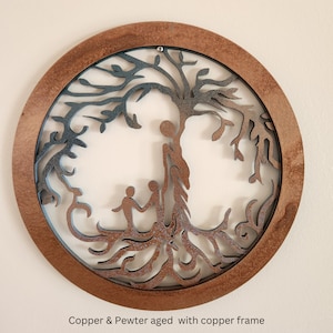 Tree of Life Mom and Children Child With Wings Available Can Be ...