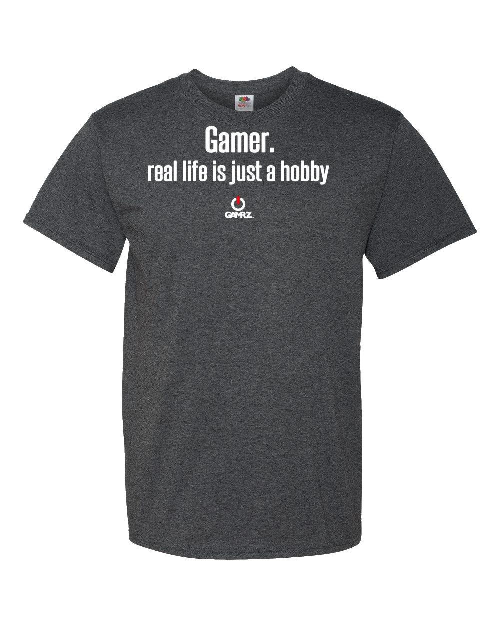 Gamer: Real Life is Just a Hobby Gamer Video Gamer Fun T-shirt - Etsy