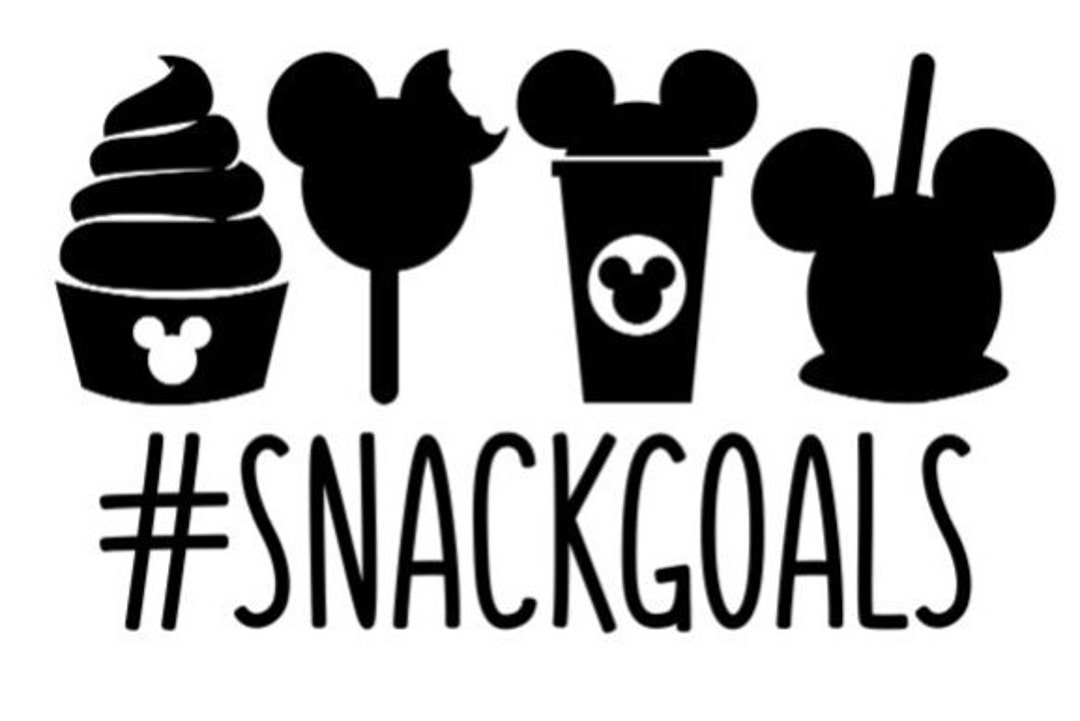 Disney Car Window Decal/#snackgoals Decal/disney Vacation/disney Cruise ...