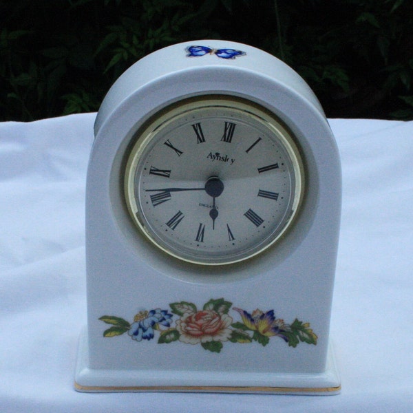 Aynsley China Clock - Etsy UK