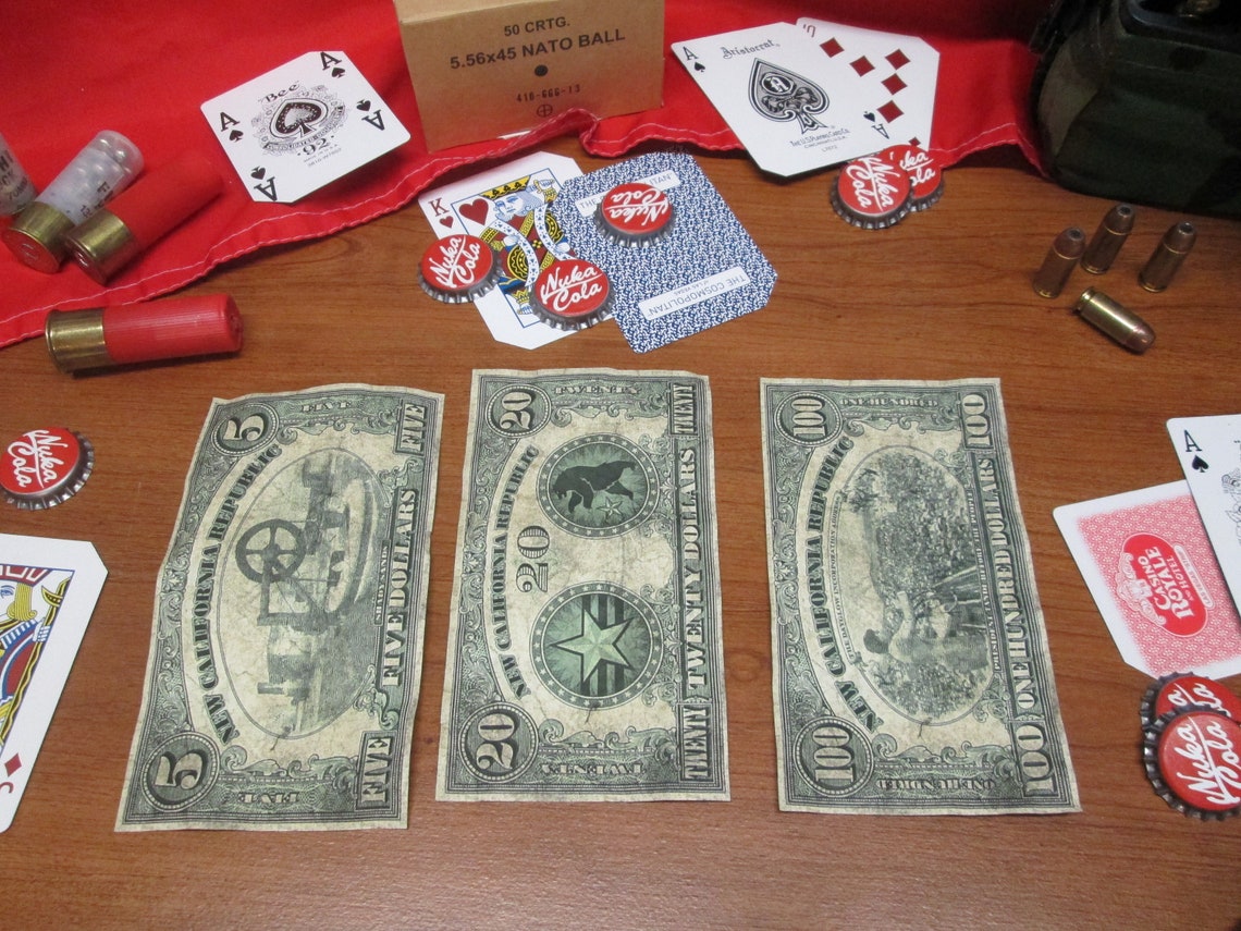 Fallout NCR Dollars Cosplay Prop Money / Currency | Etsy