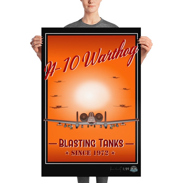 A 10 Warthog Poster - Etsy