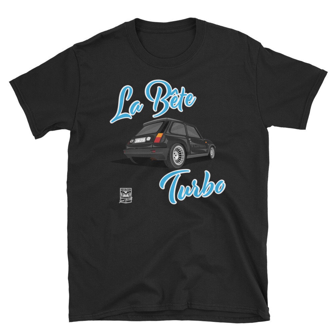 La Bête Turbo the Turbo Beast Renault 5 Turbo Black or Navy - Etsy