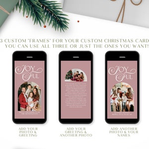 Animated Christmas Card for Phone Digital Holiday Card Edit in Canva ...