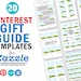 20 Gift Guide Pinterest Canva Templates for Zazzle | Vertical Pins ...