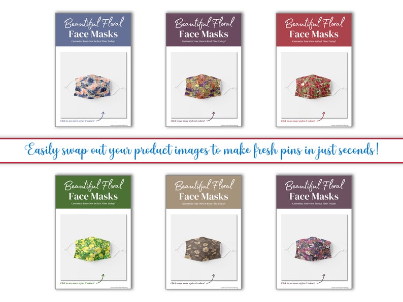 20 Pinterest Canva Templates for Zazzle and Instagram | Vertical Pins ...