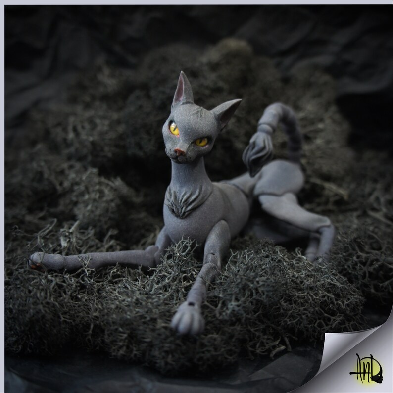 Кукла на заказ. Bjd doll. Bjd cat. Ball jointed doll cat. art | Etsy