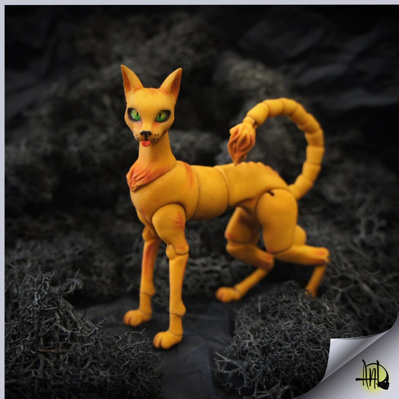 Кукла на заказ. Bjd doll. Bjd cat. Ball jointed doll cat. art | Etsy