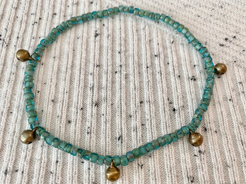 Bell Anklets, Boho Anklet, Hippie Jewelry, Beaded Bracelets, Handmade ...