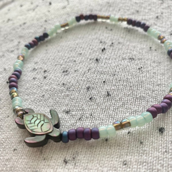 Sea Turtle Anklet - Etsy