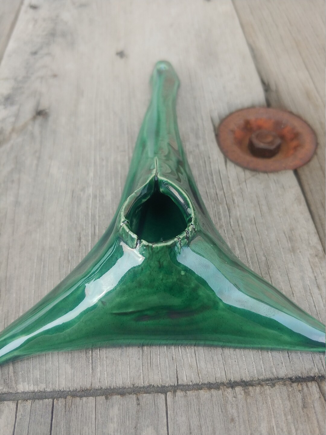 Three Pointed Yonic Yoni Air Plant Holder Ceramic Wall Art 6 Inches - Etsy
