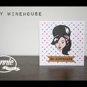 Sale Large Amy Winehouse In Polka Dot Dress Original | Etsy