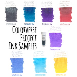 Colorverse Project Inks - 3ml Samples - Choose From All 16 Colors! - Etsy