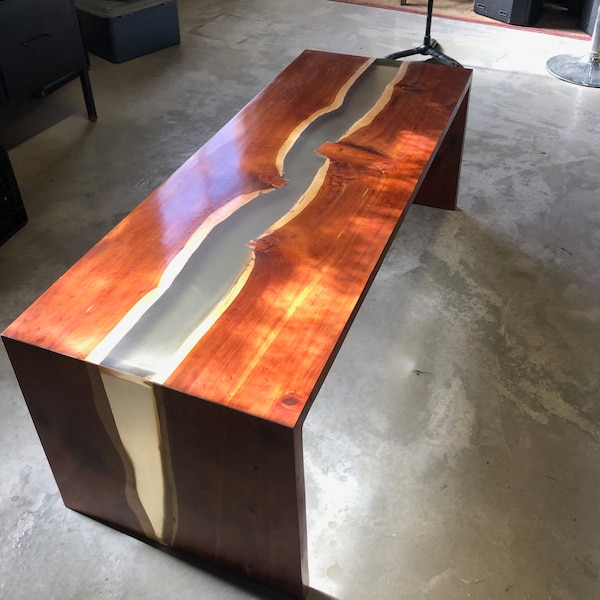 Cedar Epoxy Table - Etsy