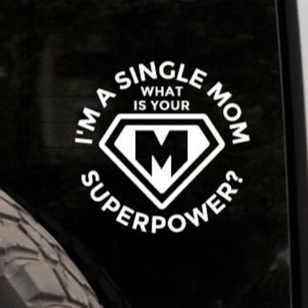 Single Mom Decal - Etsy