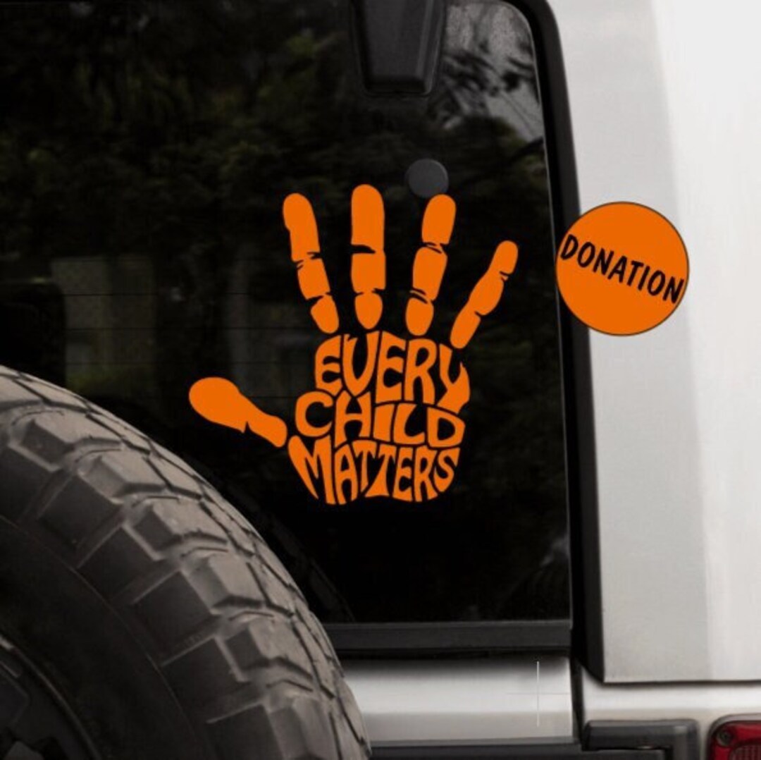Every Child Matters Hand Print Decal Bumper Sticker Vinyl - Etsy