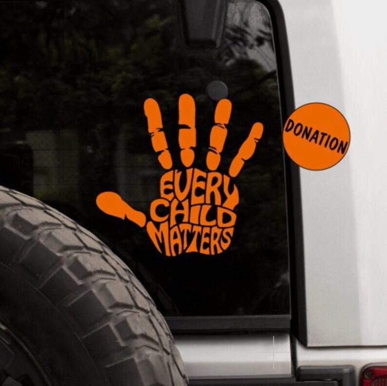 Every Child Matters Hand Print Decal bumper sticker vinyl | Etsy