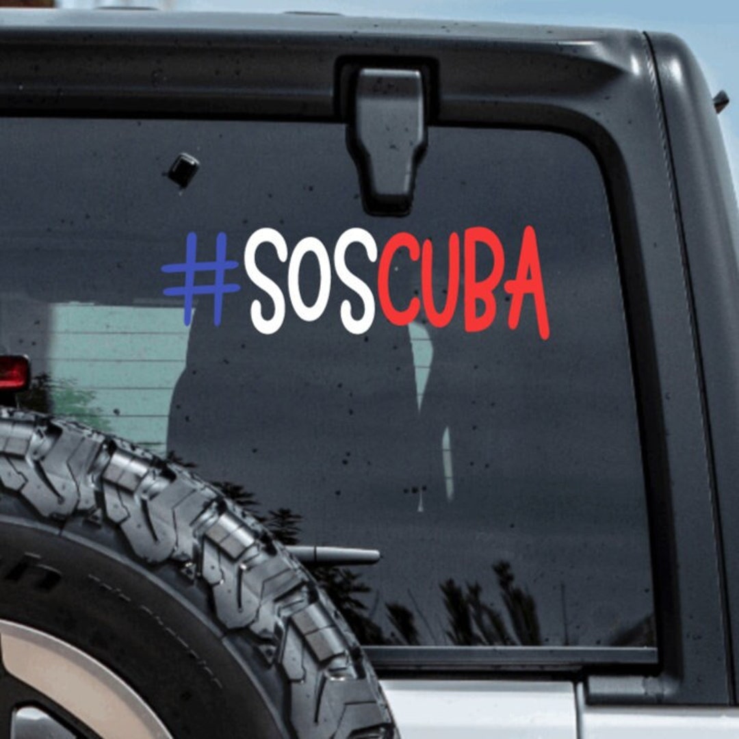 SOS Cuba SOSCUBA Window Laptop Car Decal Sticker - Etsy