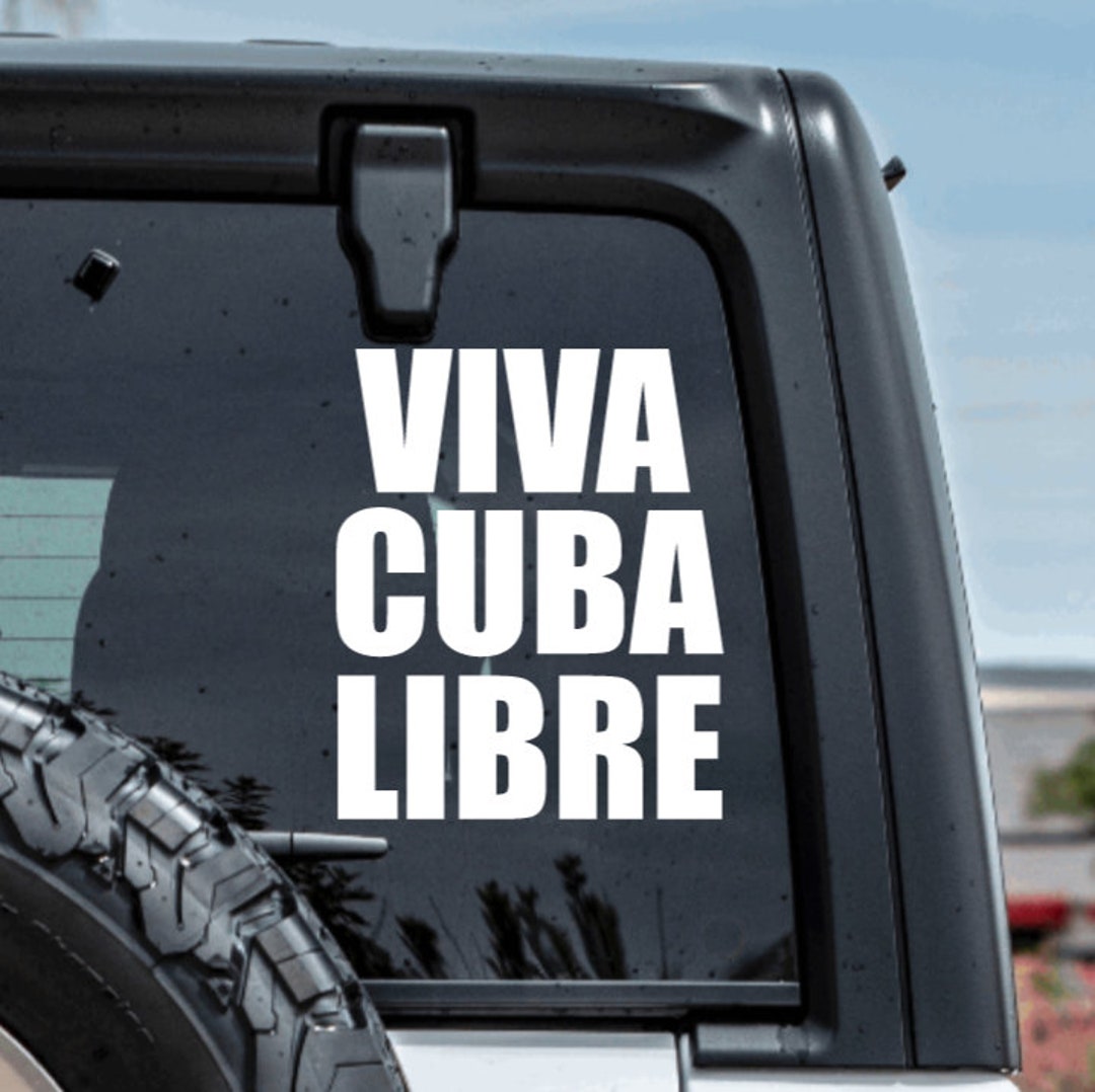 Viva Cuba Libre Window Laptop Car Decal Sticker - Etsy