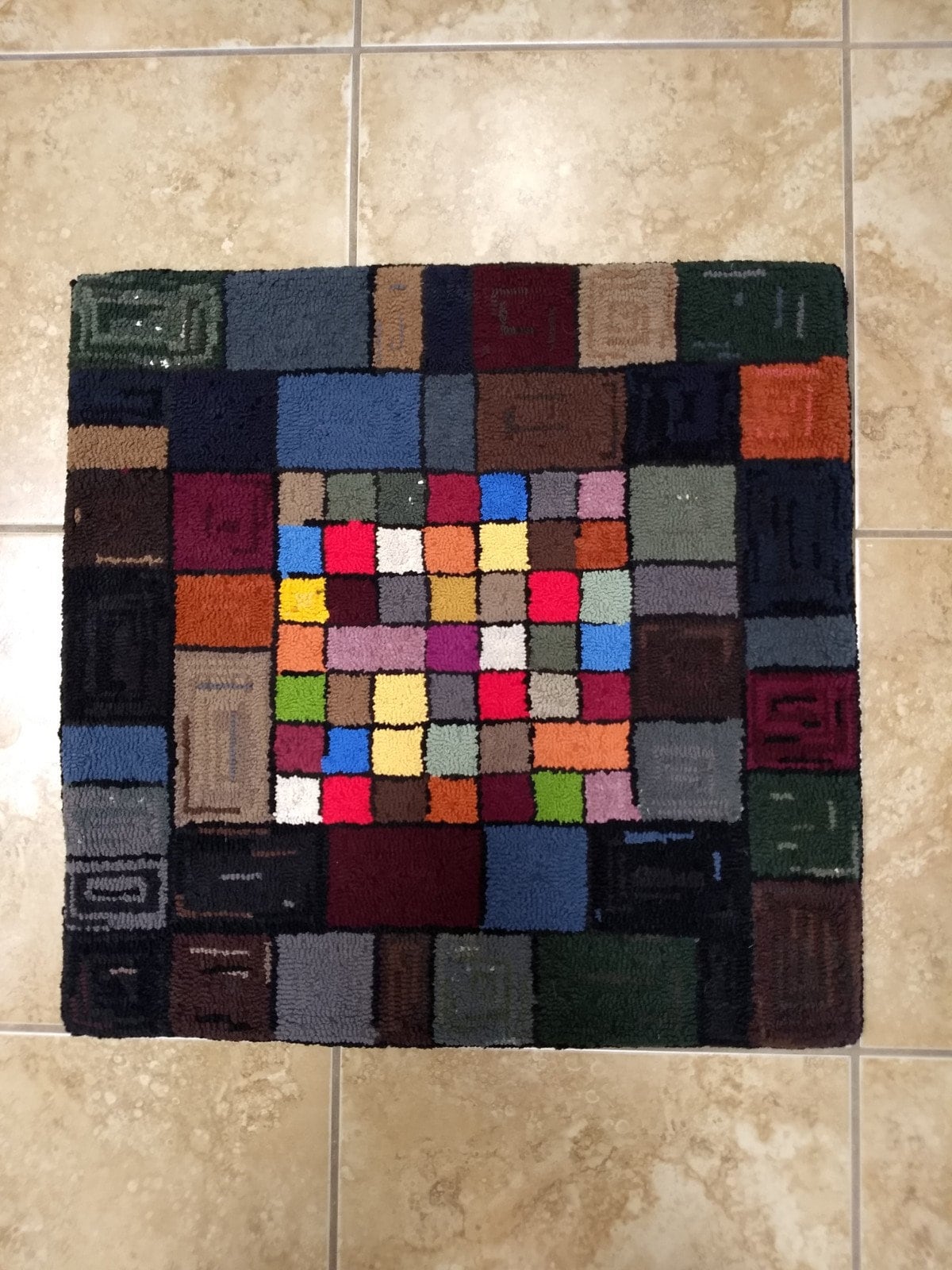 Hand Hooked Rug - Kleeful (autumn) - Original Design - Etsy