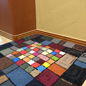 Hand Hooked Rug - Kleeful (autumn) - Original Design - Etsy
