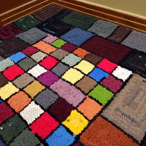 Hand Hooked Rug - Kleeful (autumn) - Original Design - Etsy