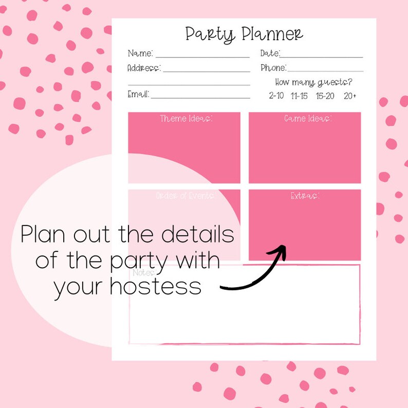 Direct Sales Party Planning Bundle - Etsy