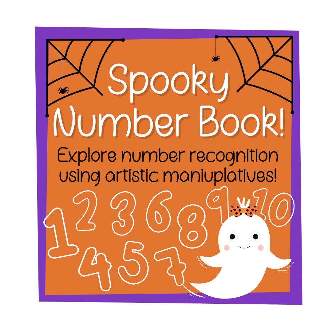 Spooky Number Book Halloween Number Recognition Project - Etsy UK