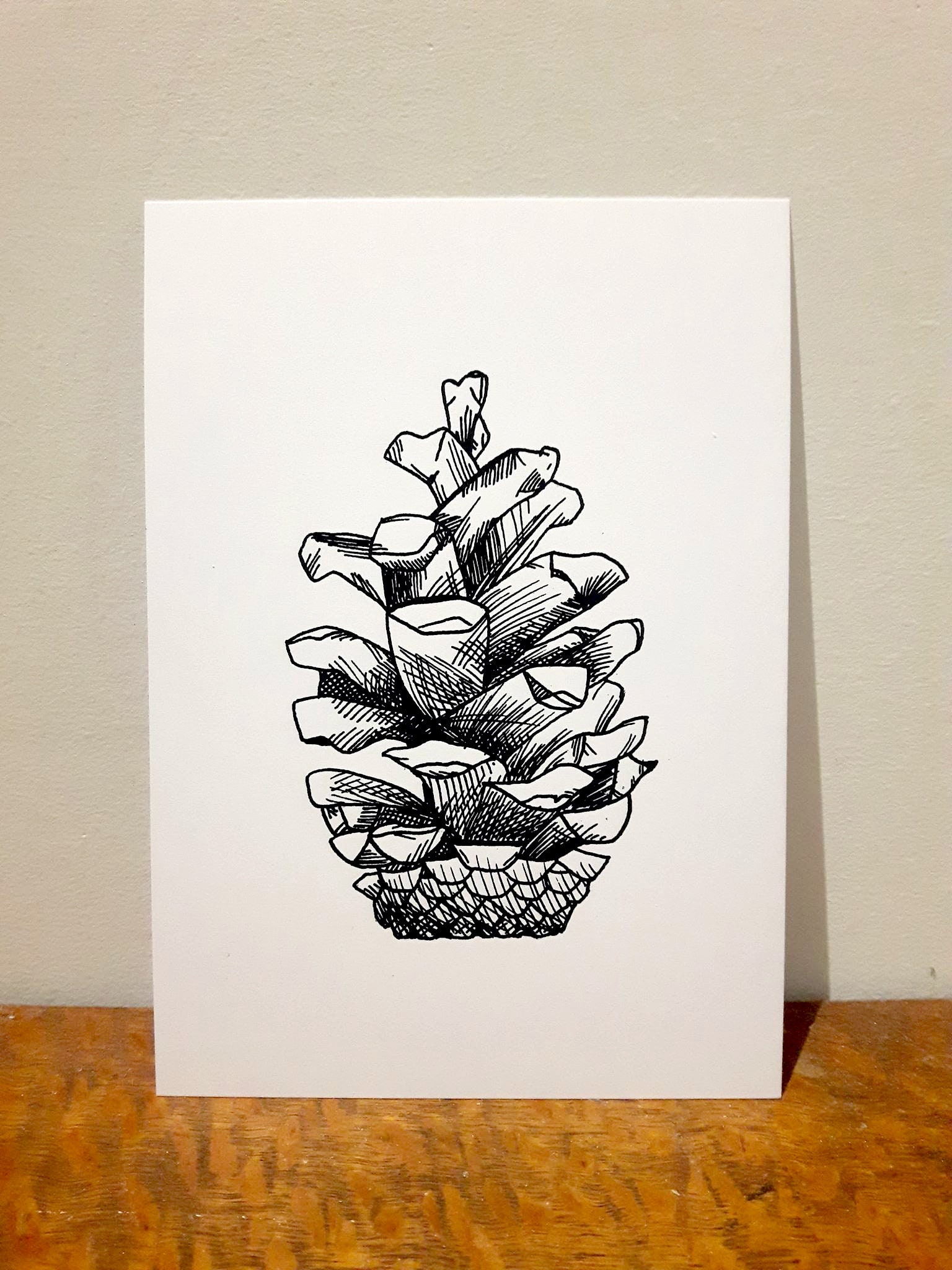 Prints Pine Tree Set 3 Pen and Ink Illustrations - Etsy Canada