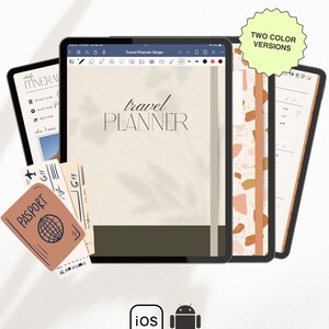 Digital Travel Planner Goodnotes Travel Planner for iPad 2023 Undated ...