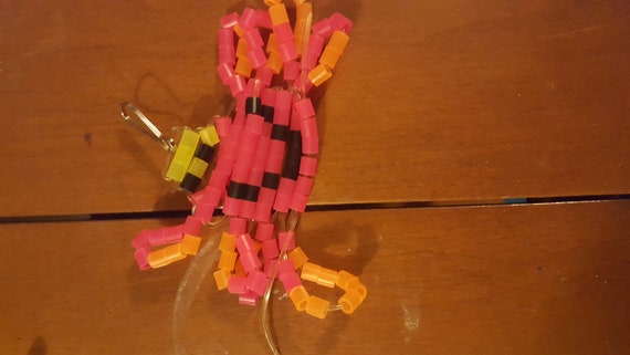 Spider Key Chain With Smiley Face | Etsy