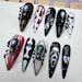 3D Spider Press on Nails: Halloween Custom Faux Acrylic Gel Nails - Etsy