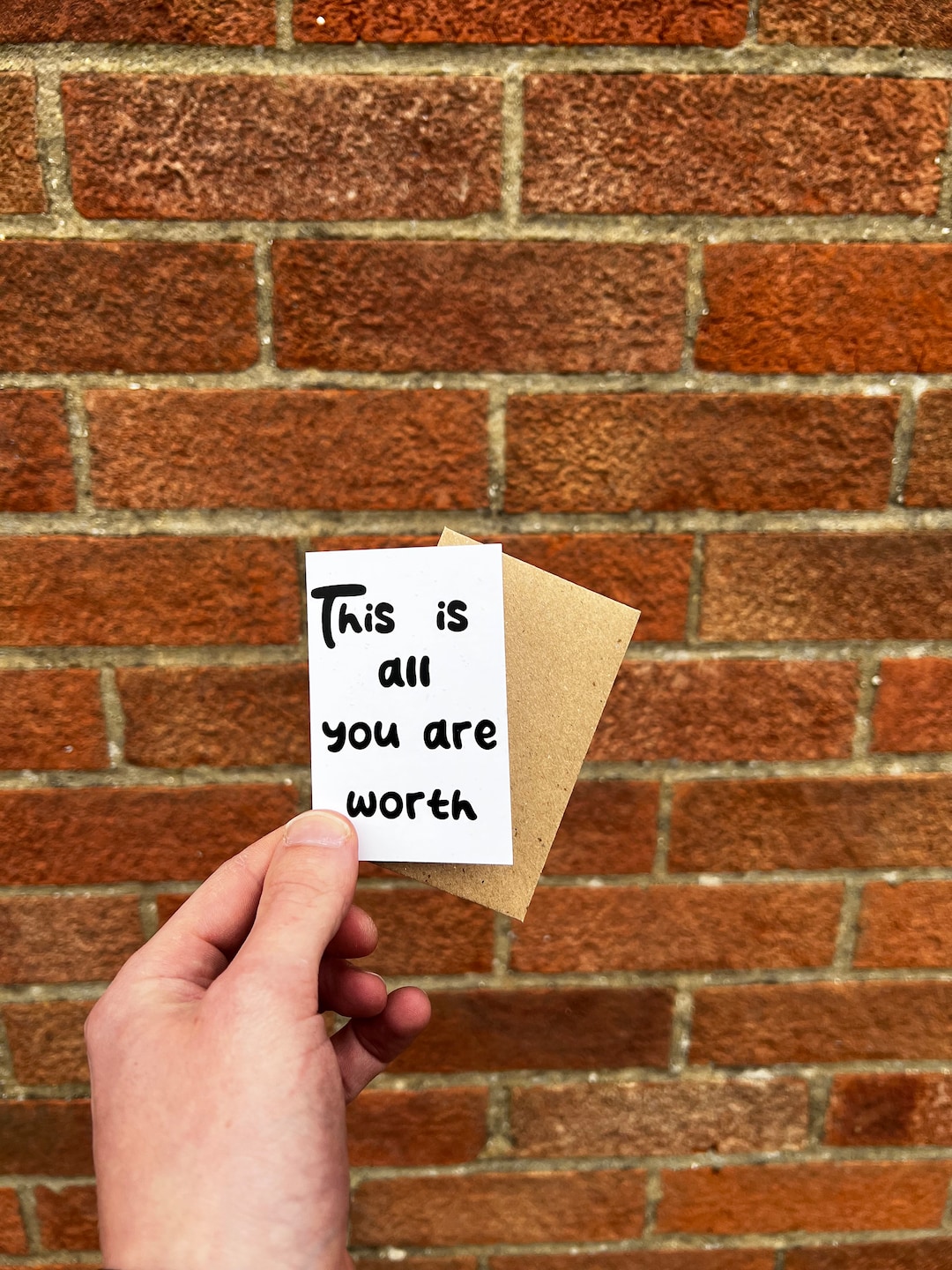 Miniature Greetings Card / Small Card / Something Small / Birthday Card ...