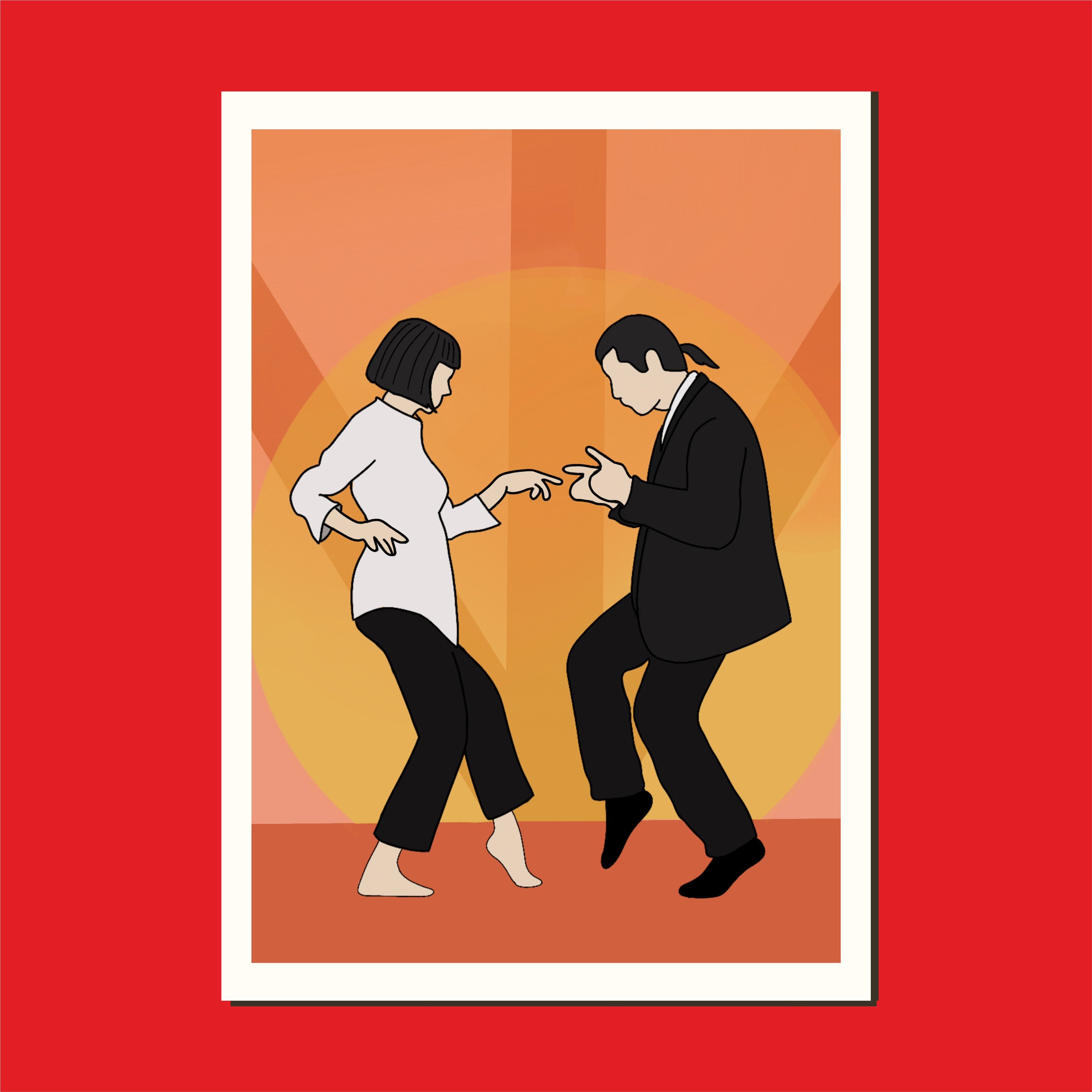 Pulp Fiction Greetings Card - Etsy