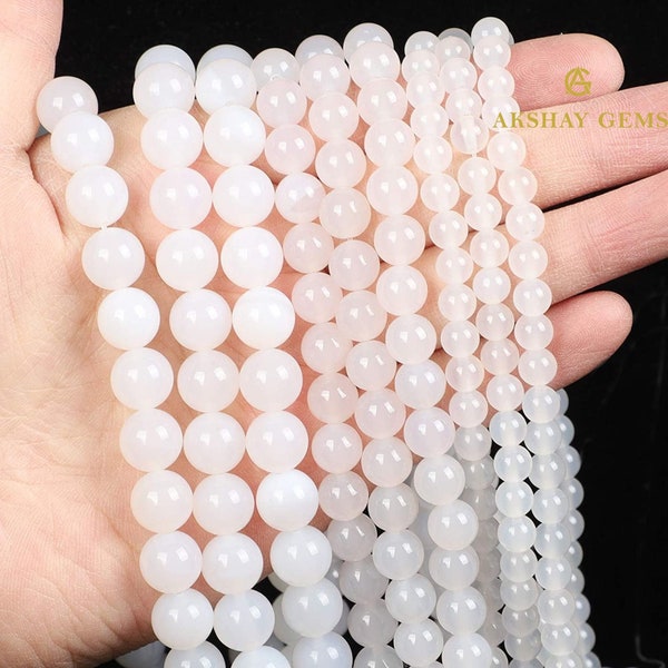 White Quartz Beads - Etsy