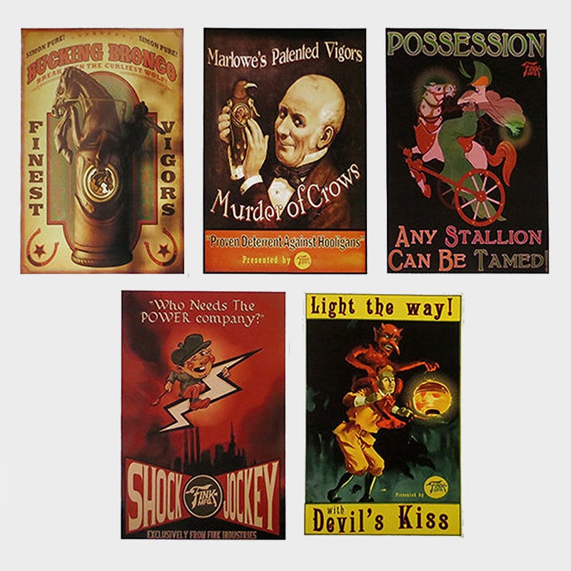 Bioshock Infinite Papercraft Vigors