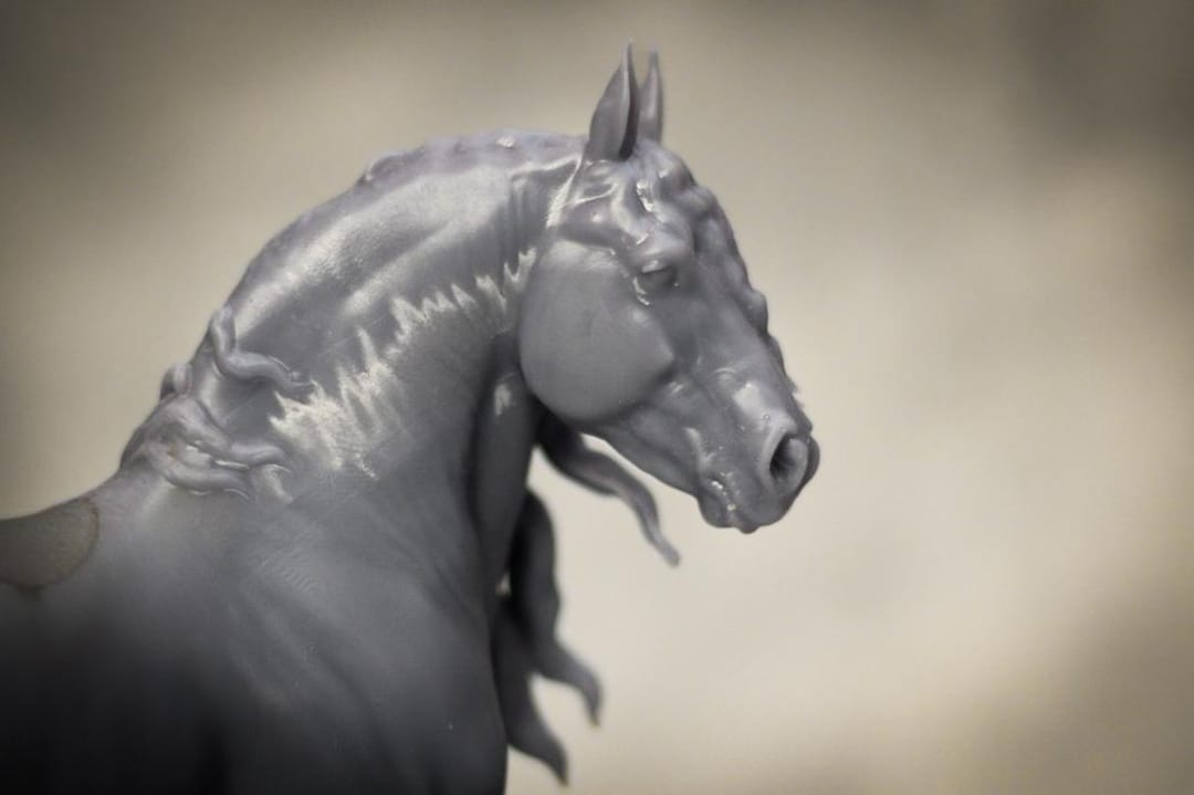 Vala Friesian Gelding Model Horse Stablemate (1:32) - Etsy